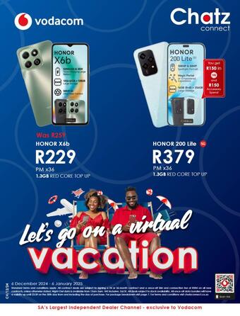 Chatz Connect catalogue from 06/12 ️ Promotions and specials