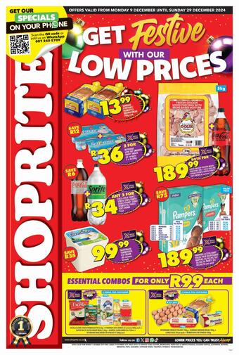 Shoprite catalogue from 09/12 ️ Promotions and specials