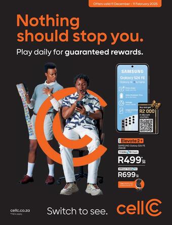 Cell C catalogue from 12/12 ️ Promotions and specials