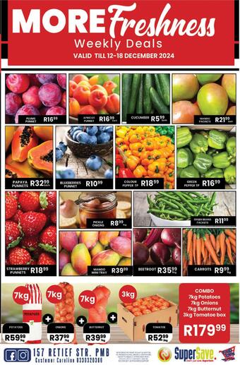 Super Save catalogue from 13/12 ️ Promotions and specials