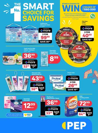PEP catalogue from 26/12 ️ Promotions and specials