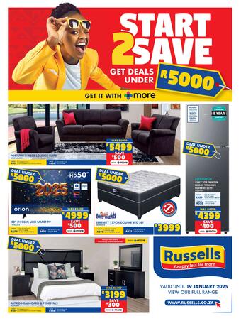 Russells catalogue from 27/12 ️ Promotions and specials