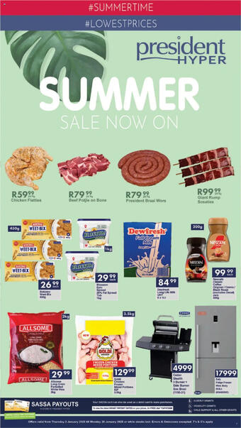 President Hyper catalogue from 02/01 ️ Promotions and specials