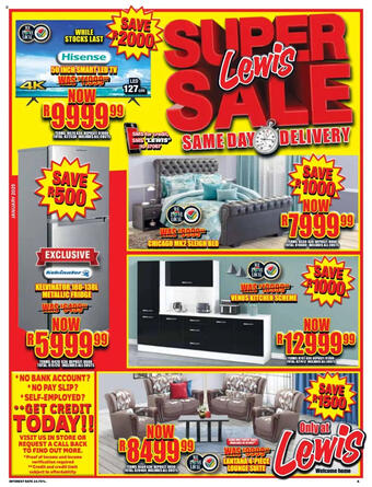 Lewis catalogue from 06/01 ️ Promotions and specials