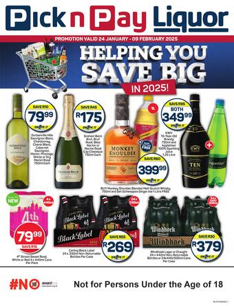 Pick n Pay Liquor catalogue from 24 01 Promotions and specials