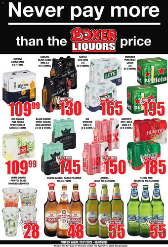 Boxer Liquors catalogue from 23/01 ️ Promotions and specials