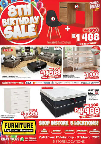 Furniture Liquidation Warehouse catalogue from 01/02 ️ Promotions and ...
