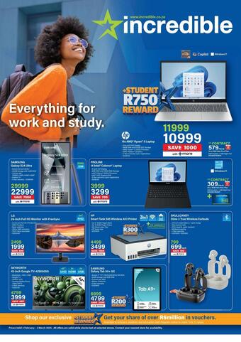 Incredible Connection catalogue from 03/02 ️ Promotions and specials