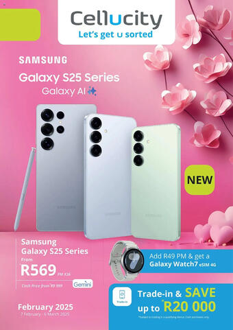 Cellucity catalogue from 07/02 ️ Promotions and specials