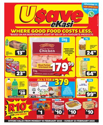 Usave catalogue from 10/02 ️ Promotions and specials