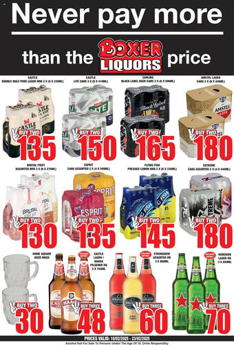 Boxer Liquors catalogue from 10/02 ️ Promotions and specials