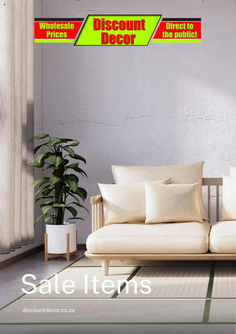 Discount Decor catalogue from 12/02 ️ Promotions and specials