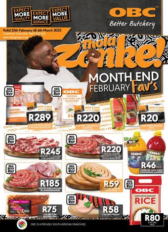 OBC Meat & Chicken catalogue from 25/02 ️ Promotions and specials