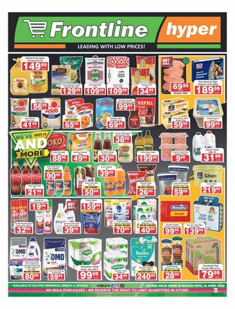 Frontline catalogue from 18/03 ️ Promotions and specials
