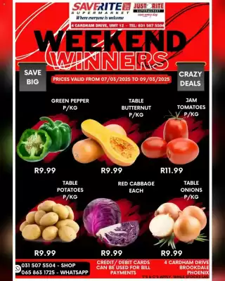 Saverite catalogue from 24/02 ️ Promotions and specials