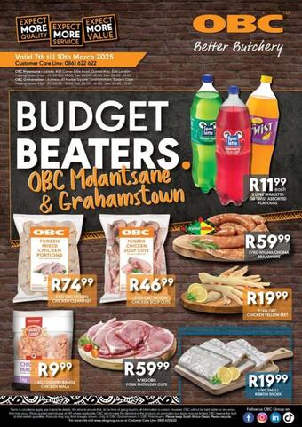 OBC Meat & Chicken catalogue from 07/03 ️ Promotions and specials