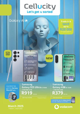 Cellucity catalogue from 07/03 ️ Promotions and specials