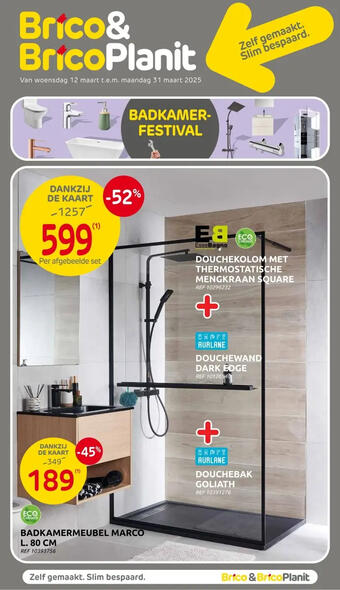 Brico folder en promoties België ️ 12-03 t/m 31-03
