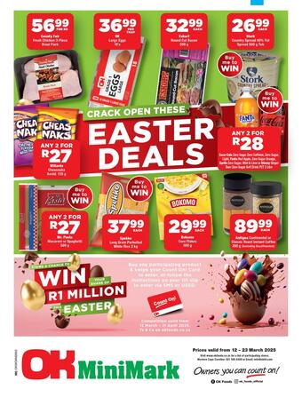 OK MiniMark catalogue from 12/03 ️ Promotions and specials