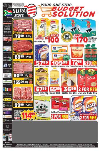 Supa Store catalogue from 14/03 ️ Promotions and specials