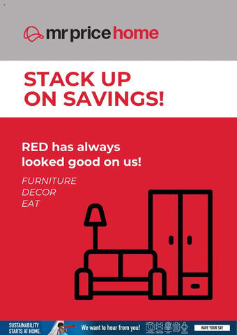 MRP Home catalogue from 17/03 ️ Promotions and specials