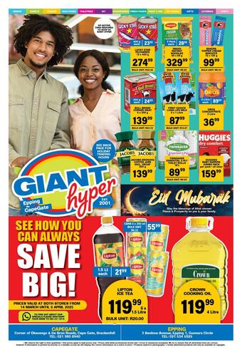 Giant Hyper catalogue from 14/03 ️ Promotions and specials