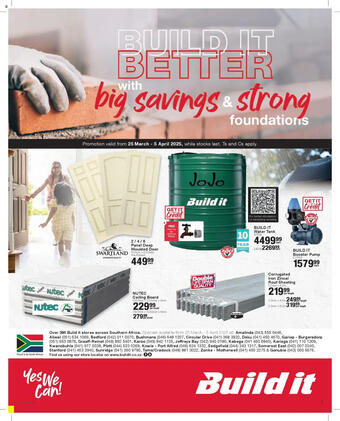 Build It catalogue from 25/03 ️ Promotions and specials