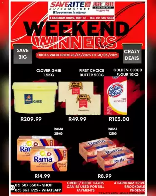 Saverite catalogue from 24/03 ️ Promotions and specials