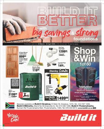 Build It catalogue from 06/04 ️ Promotions and specials