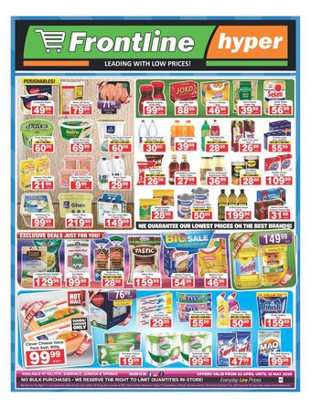 Frontline catalogue from 22/04 ️ Promotions and specials