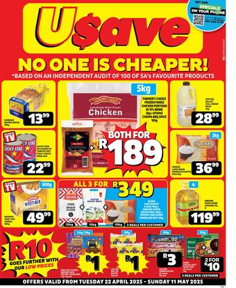 Usave catalogue from 22/04 ️ Promotions and specials