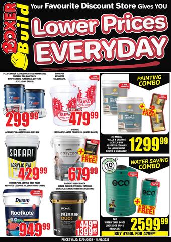 Boxer Build catalogue from 22/04 ️ Promotions and specials