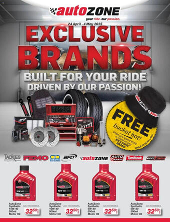 AutoZone catalogue from 24/04 ️ Promotions and specials
