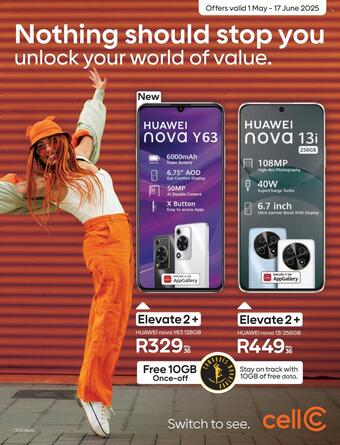 Cell C catalogue from 01/05 ️ Promotions and specials