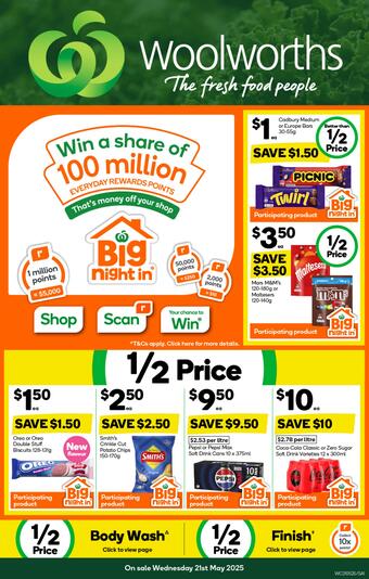 Woolworths catalogue from 21/05 ️ Promotions and specials