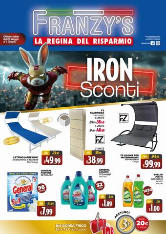 Volantino Franzy's dal 19/05 ️ Offerte e promozioni