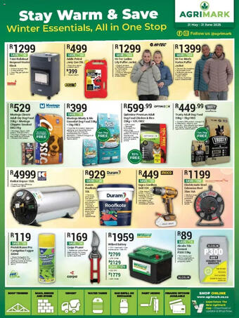 Agrimark catalogue from 21/05 ️ Promotions and specials