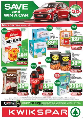 KwikSpar catalogue from 20/05 ️ Promotions and specials
