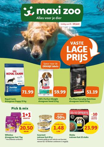 Maxi Zoo folder en promoties België ️ 04-06 t/m 10-06