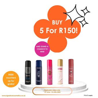 Signature Cosmetics catalogue from 01/06 ️ Promotions and specials