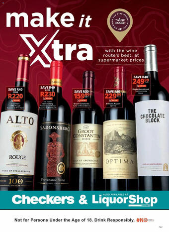 Checkers Liquor Shop catalogue from 16/06 ️ Promotions and specials