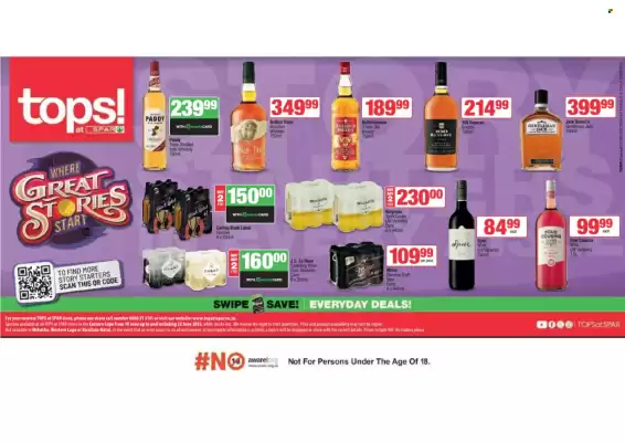 Spar Tops catalogue from 09/06 ️ Promotions and specials