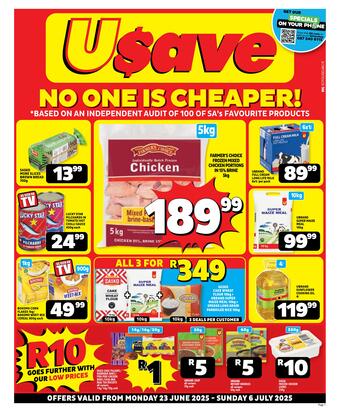 Usave catalogue from 23/06 ️ Promotions and specials