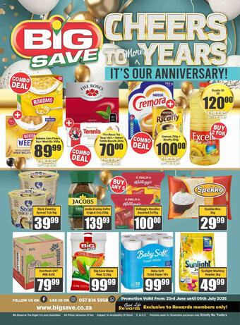 Big Save catalogue from 23/06 ️ Promotions and specials