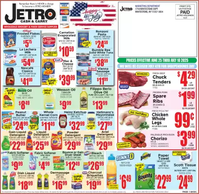 Jetro weekly ad from 07/08 | Offers and specials USA