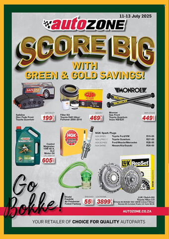 AutoZone catalogue from 11/07 ️ Promotions and specials