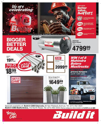 Build It catalogue from 23/07 ️ Leaflet and specials