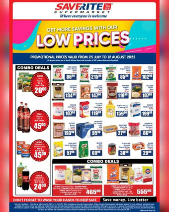Saverite catalogue from 25/07 ️ Leaflet and specials