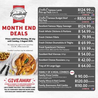 Excellent Meat Market catalogue from 28/07 ️ Leaflet and specials