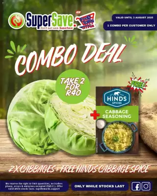 Super Save catalogue from 01/08 ️ Leaflet and specials